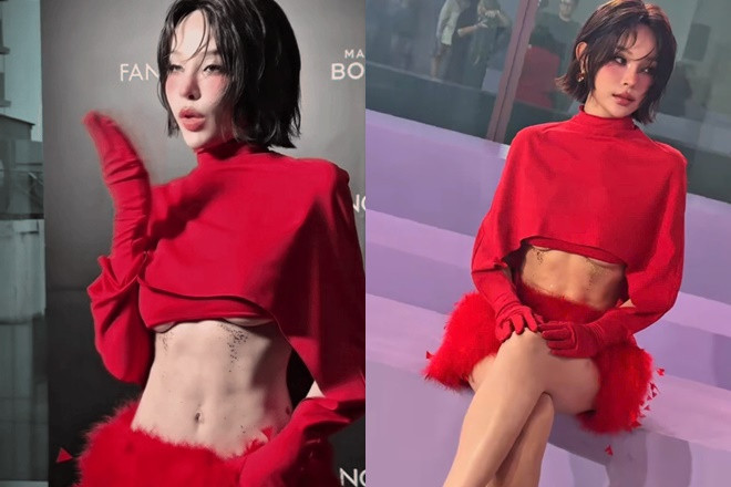 Giật mình vòng 2 giả trân nghi mới can thiệp thẩm mỹ của Huyền Baby