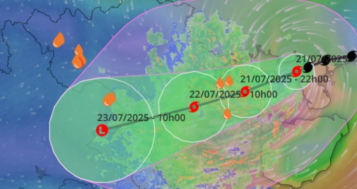 Bão số 3 Wipha tăng cấp, mưa lớn đỉnh điểm trong đêm nay đến sáng mai