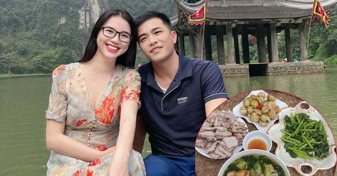 Thương vợ thiệt thòi, chồng hết lòng bù đắp bằng những mâm cơm đầm ấm