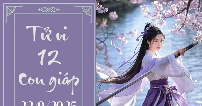 Tử vi 12 con giáp hôm nay ngày 22/9/2025: Dậu vận đỏ, Thìn hao tài